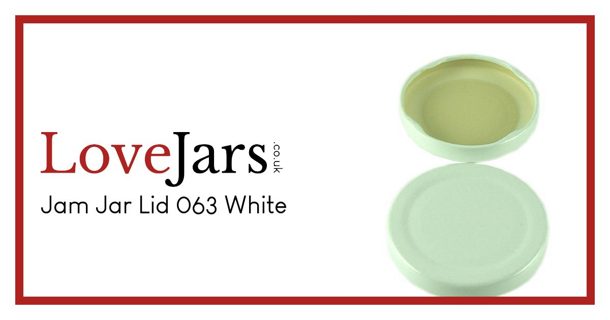 Jar Lid 063 White | Jam Jar Lids | Buy online from Love Jars
