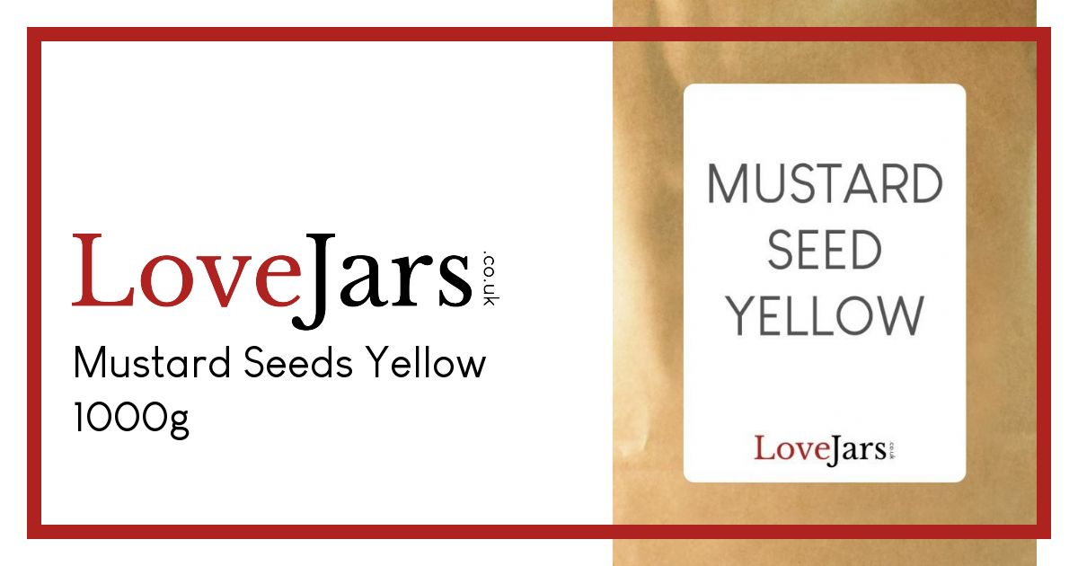 Mustard Seeds Yellow 1000g | Ingredients | Buy online from Love Jars